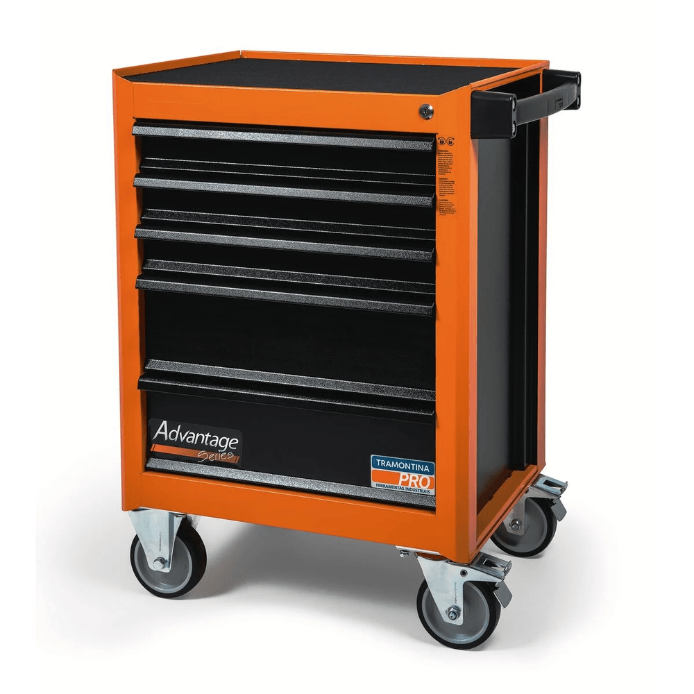 Carro Para Ferramentas 5 Gavetas Tramontina PRO - Resseg