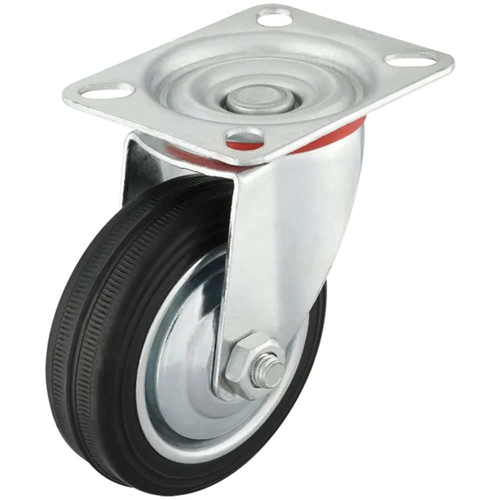 Rodizio Giratorio de Borracha 5pol Worker - Resseg