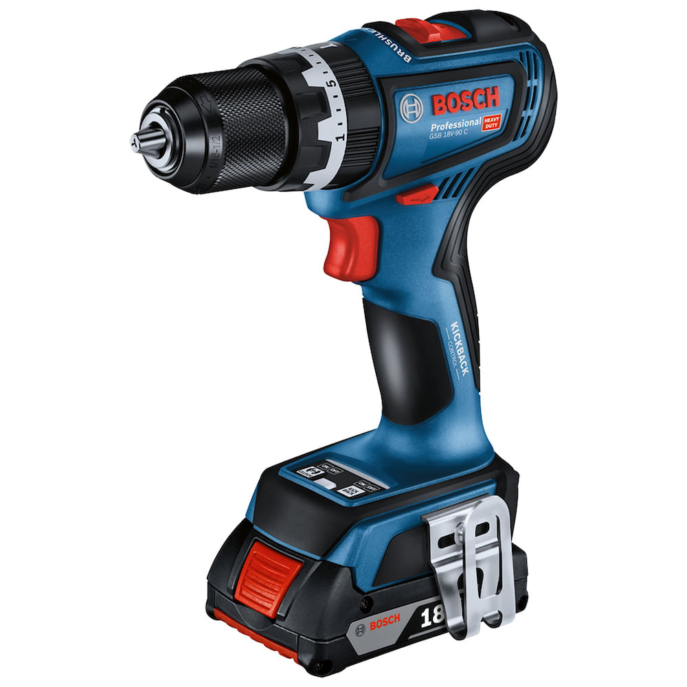Furadeira Bosch GSB 18V-90C + 2B - Resseg
