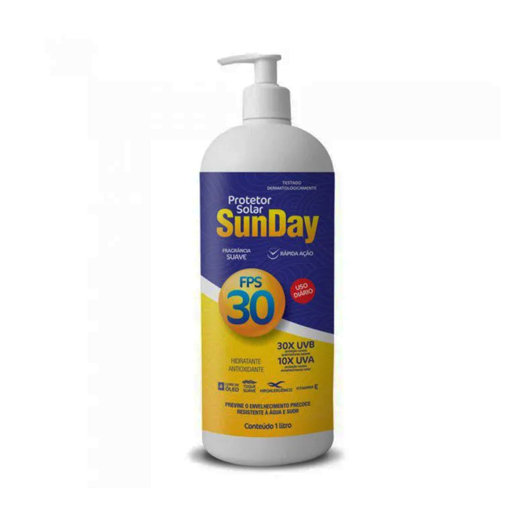 Protetor solar sunday FT30 1 litro Nutriex - Resseg